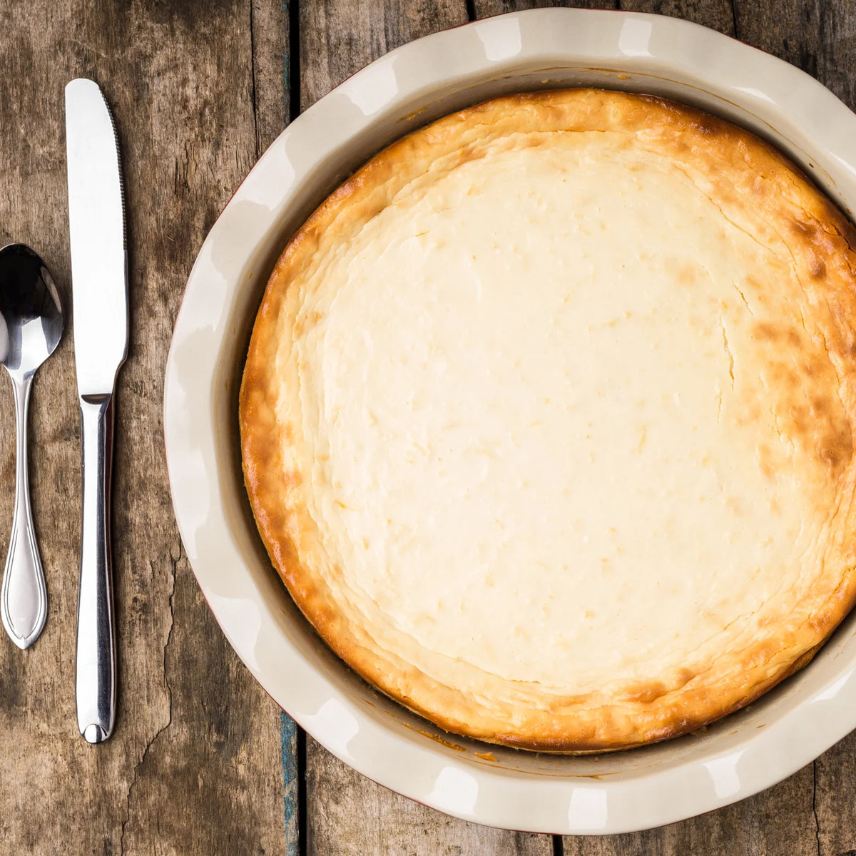 Wood Baked Cheesecake Recipe | Firewood Oven